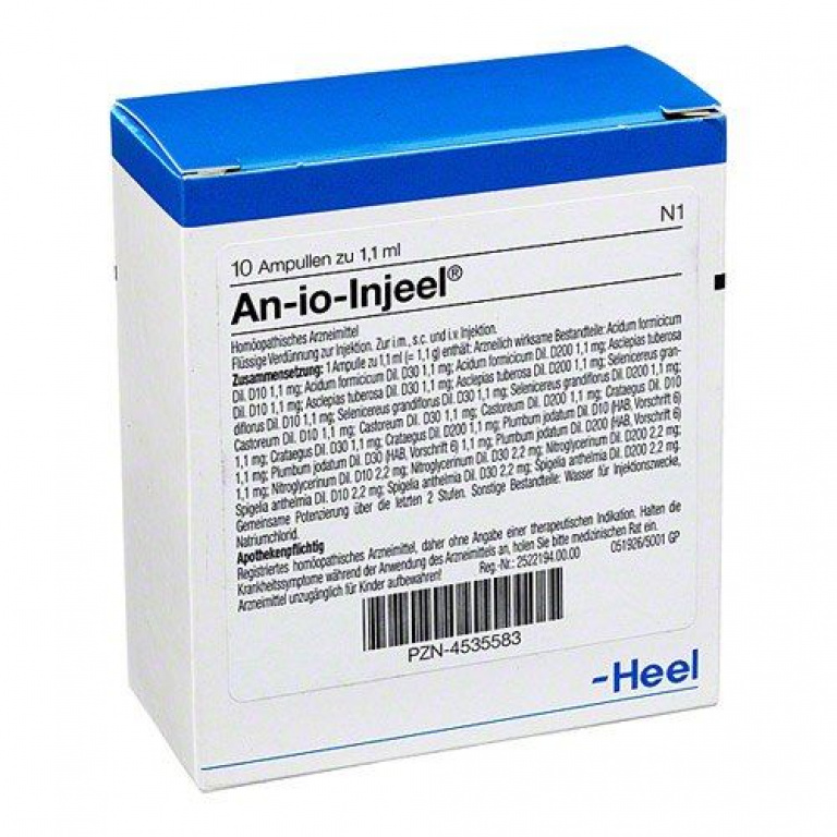 AN-IO Injeel (Angio injeel) -FIALE 10 X 1,1 ML - Erbofarma farmaci ...