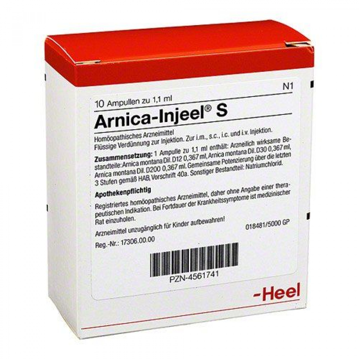 Arnica S Injeel conf. -FIALE 10 X 1,1 ML - Erbofarma farmaci, generici ...