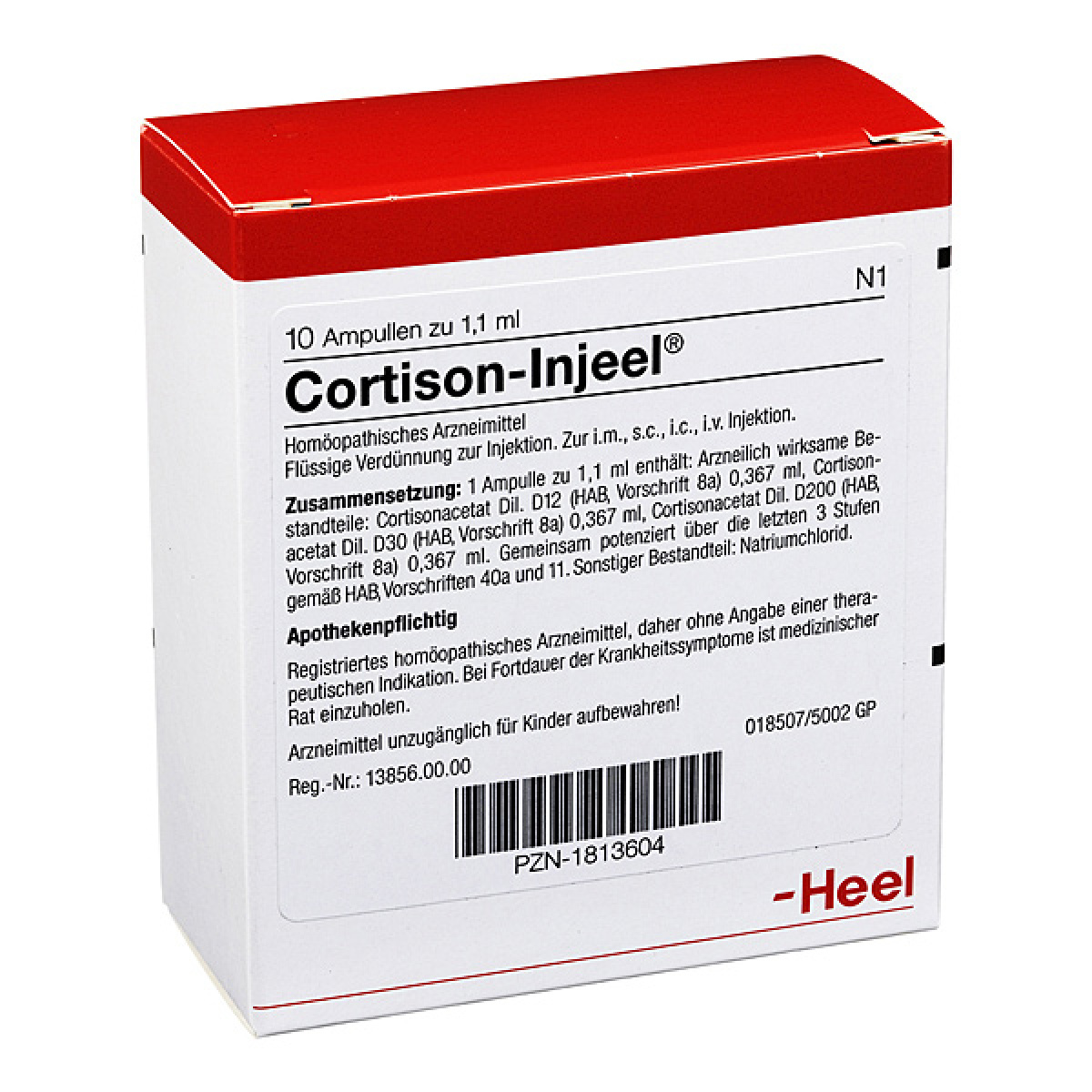 CORTISON Injeel – FIALE 10 X 1,1 ML - Erbofarma farmaci, generici ...
