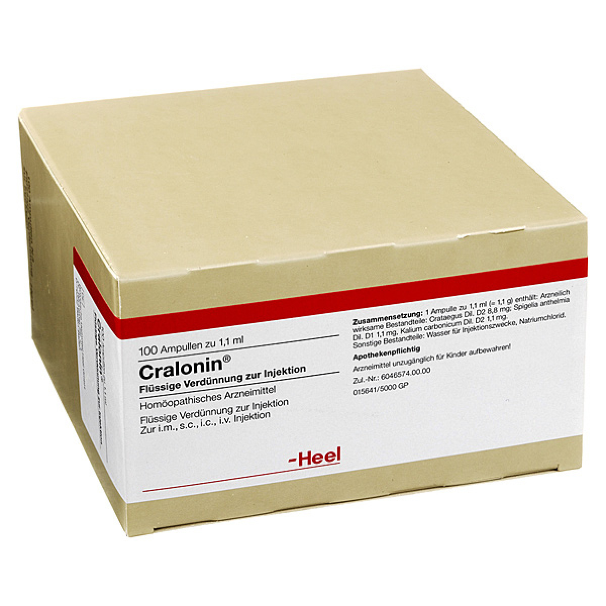 Cralonin - FIALE 100 X 1,1 ML - Erbofarma farmaci, generici, omeopatici ...