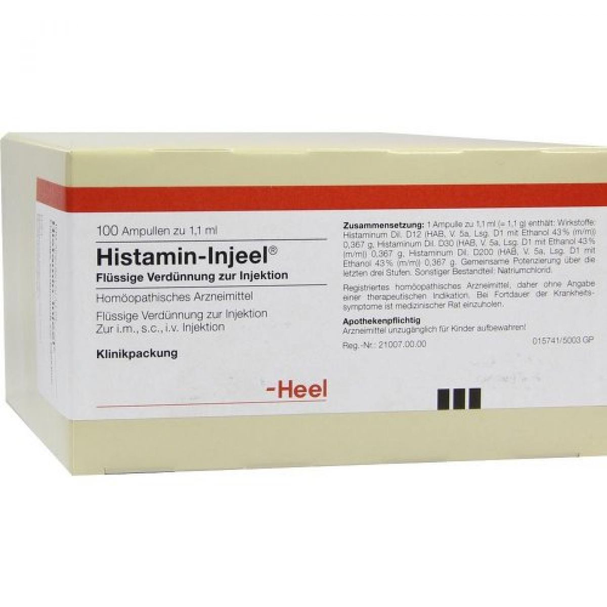 HISTAMIN Injeel- FIALE 100 X 1,1 ML - Erbofarma farmaci, generici ...