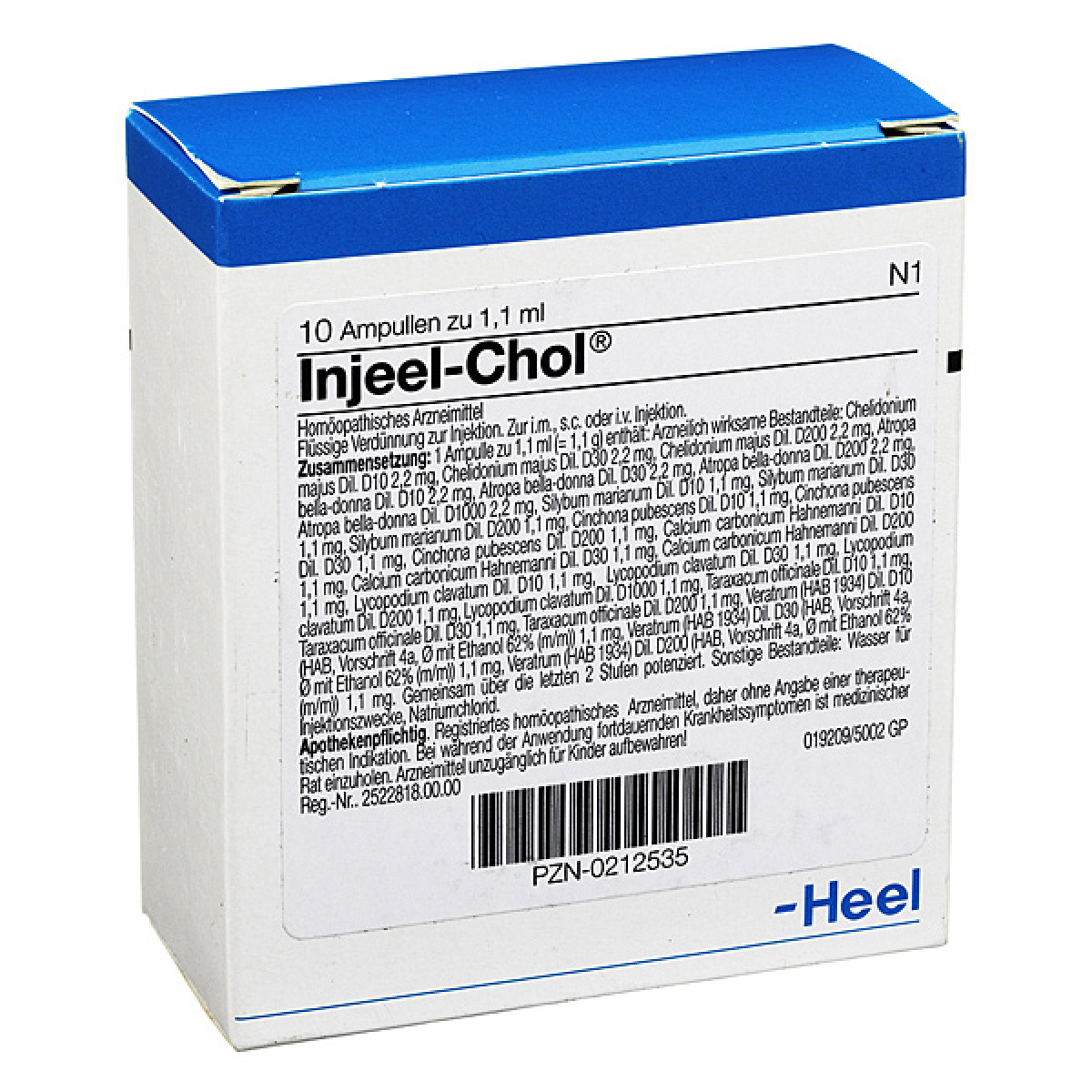 Chol Injeel conf. -FIALE 10 X 1,1 ML - Erbofarma farmaci, generici ...