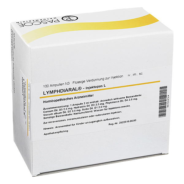 LYMPHDIARAL INJEKTOPAS L 100 fiale - Erbofarma farmaci, generici ...
