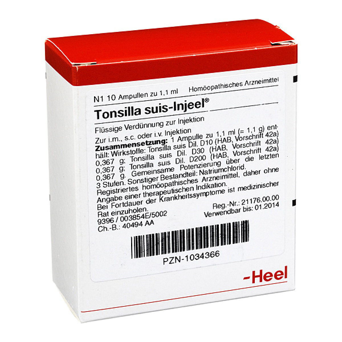 TONICO Injeel N - FIALE 100 X 1,1 ML - Erbofarma farmaci, generici ...