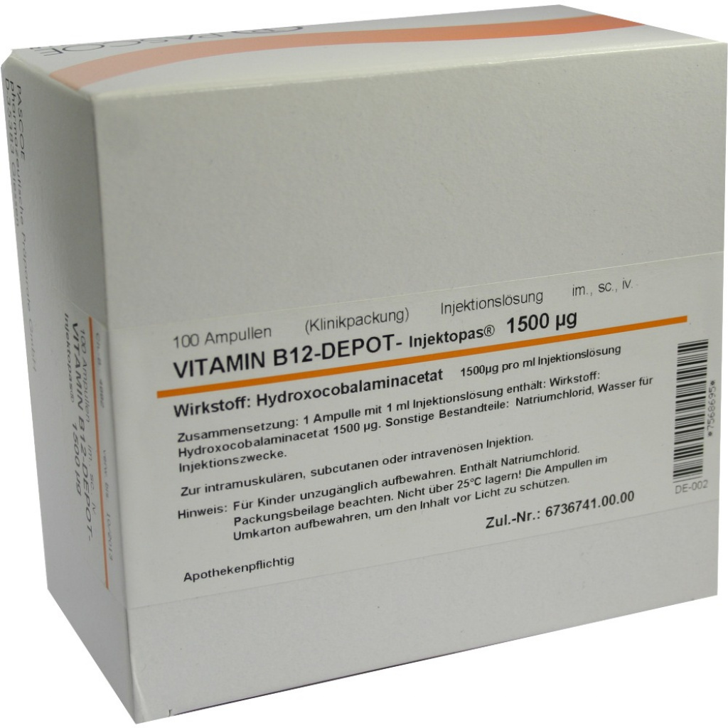 VITAMINA B12 Depot Inj soluzione 1.500 microgrammi soluzione ...