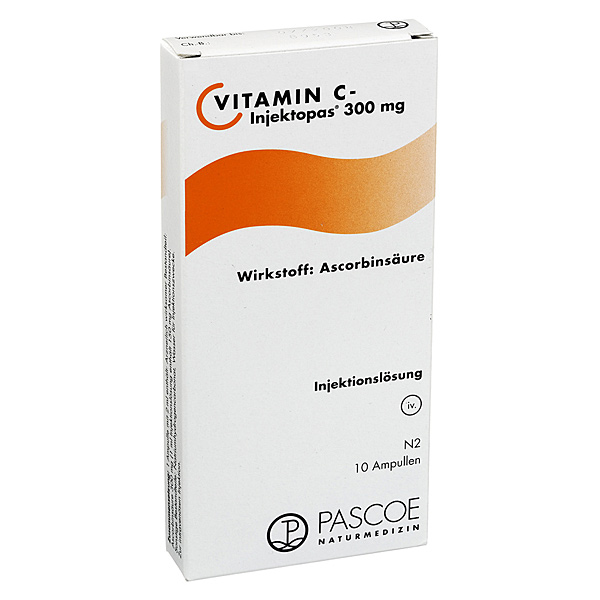VITAMINA C Injektopas soluzione 300 mg iniettabile - Erbofarma farmaci, generici, omeopatici e ...
