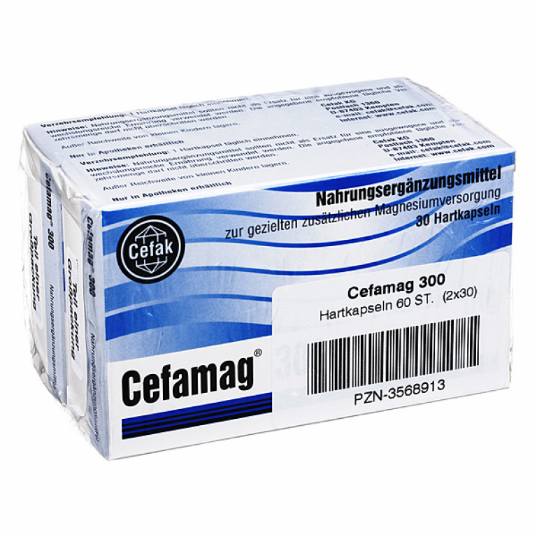 CEFAMAG 300 60 capsule rigide - Erbofarma farmaci, generici, omeopatici ...