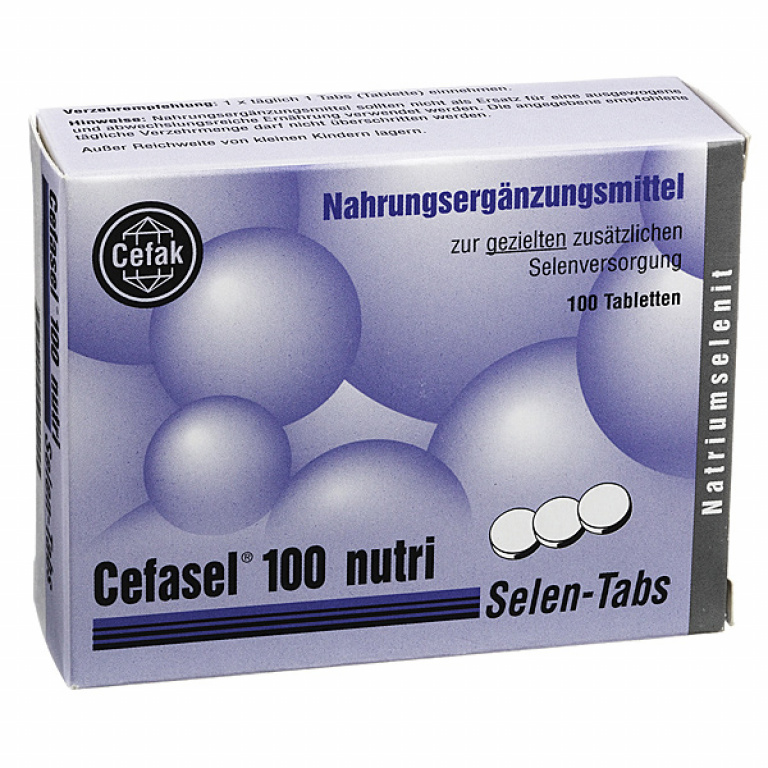 CEFASEL 100 nutri Selen 100 compresse - Erbofarma farmaci, generici ...