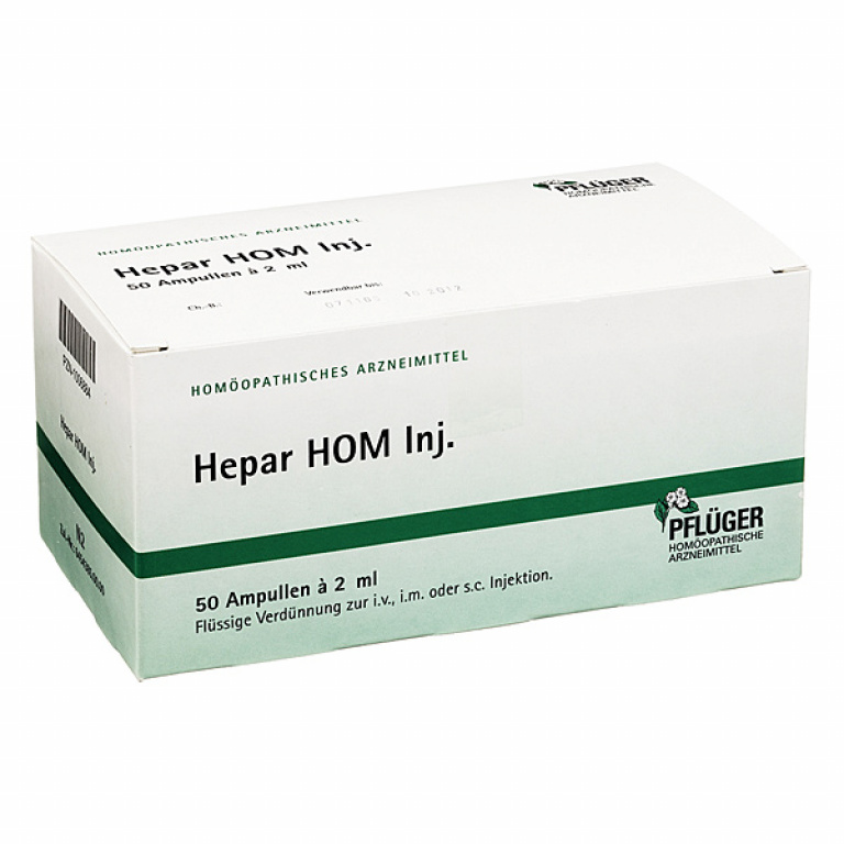 HEPAR HOM Inj. - FIALE 50 X 2 ML - Erbofarma farmaci, generici ...