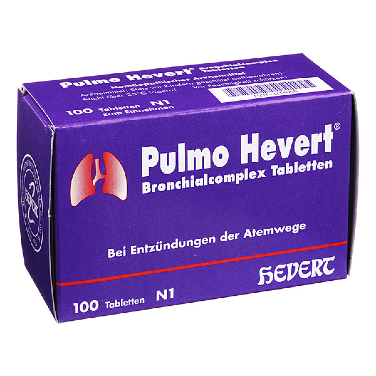 PULMO HEVERT Bronchial complex 100 compresse - Erbofarma farmaci ...