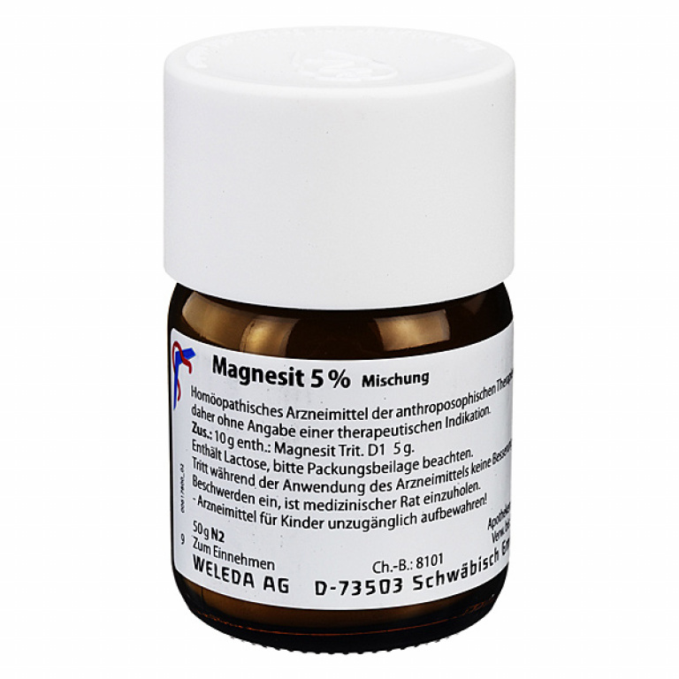 MAGNESIT 5% Trituration 50 gr - Erbofarma farmaci, generici, omeopatici ...