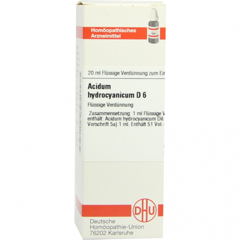 ACIDUM HYDROCYANICUM D 6 gocce 20 ml - Erbofarma farmaci, generici ...