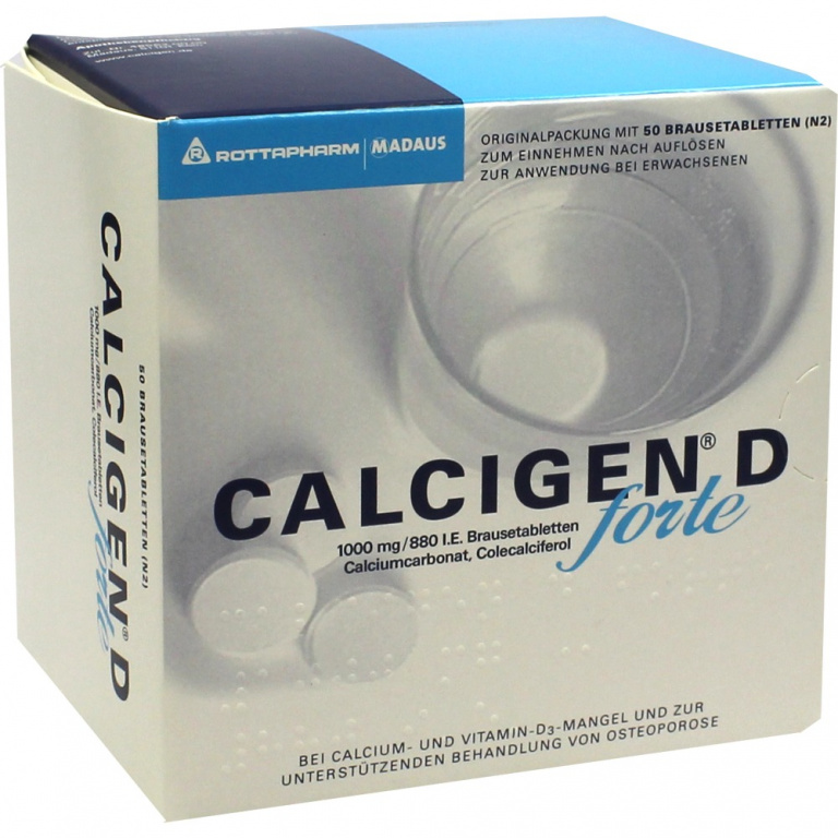 CALCIGEN D forte 1000 mg/880 I.E. compresse effervescenti 50 PZ ...