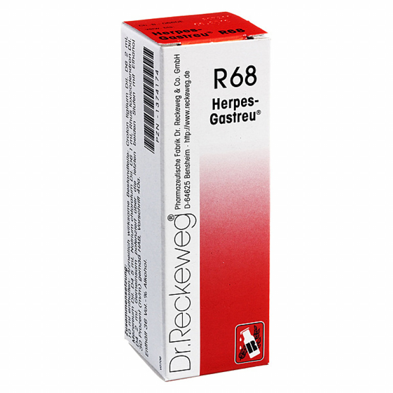 Reckeweg R68 Herpes Gastreu Erbofarma Farmaci Generici Omeopatici E