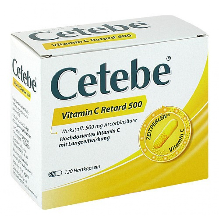 CETEBE Vitamin C 500 mg a rilascio prolungato 30 pz - Erbofarma farmaci ...