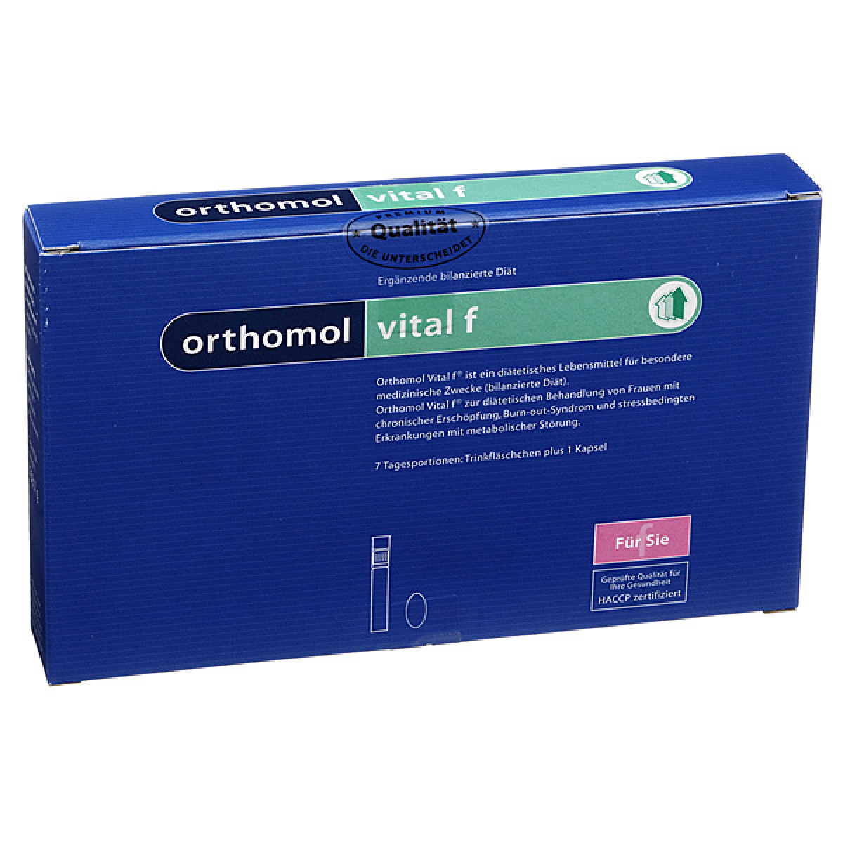 ORTHOMOL Vital F Trinkfläschchen confezione combinata fialette/capsule ...