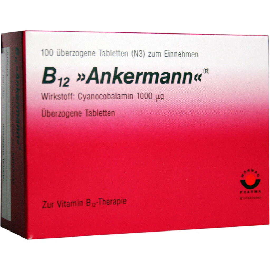 B12 Ankermann compresse rivestite 100 pz ad alto dosaggio - Erbofarma ...