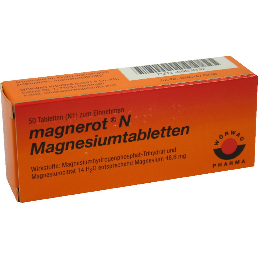 Magnerot N compresse di magnesio 100 pz - Erbofarma farmaci, generici ...