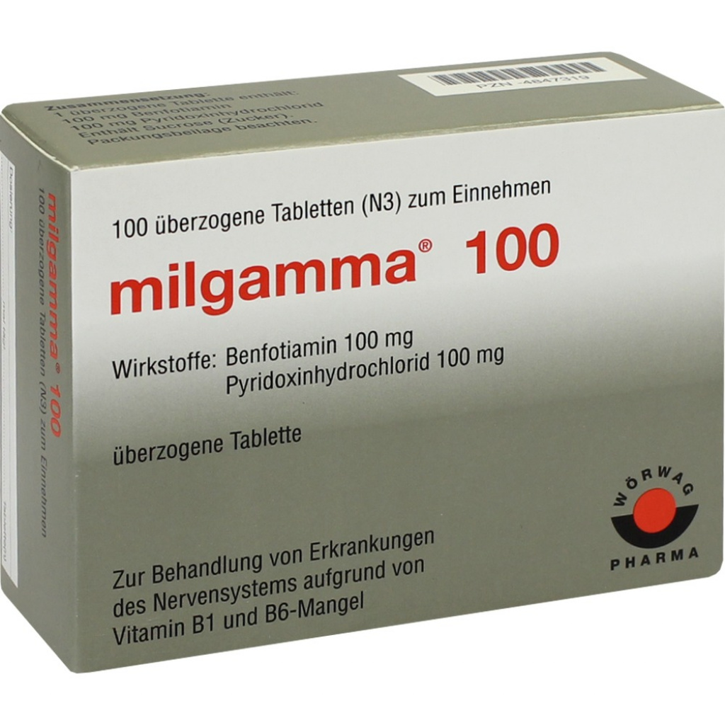 Milgamma 100 mg compresse rivestite 100 pz - Erbofarma farmaci ...