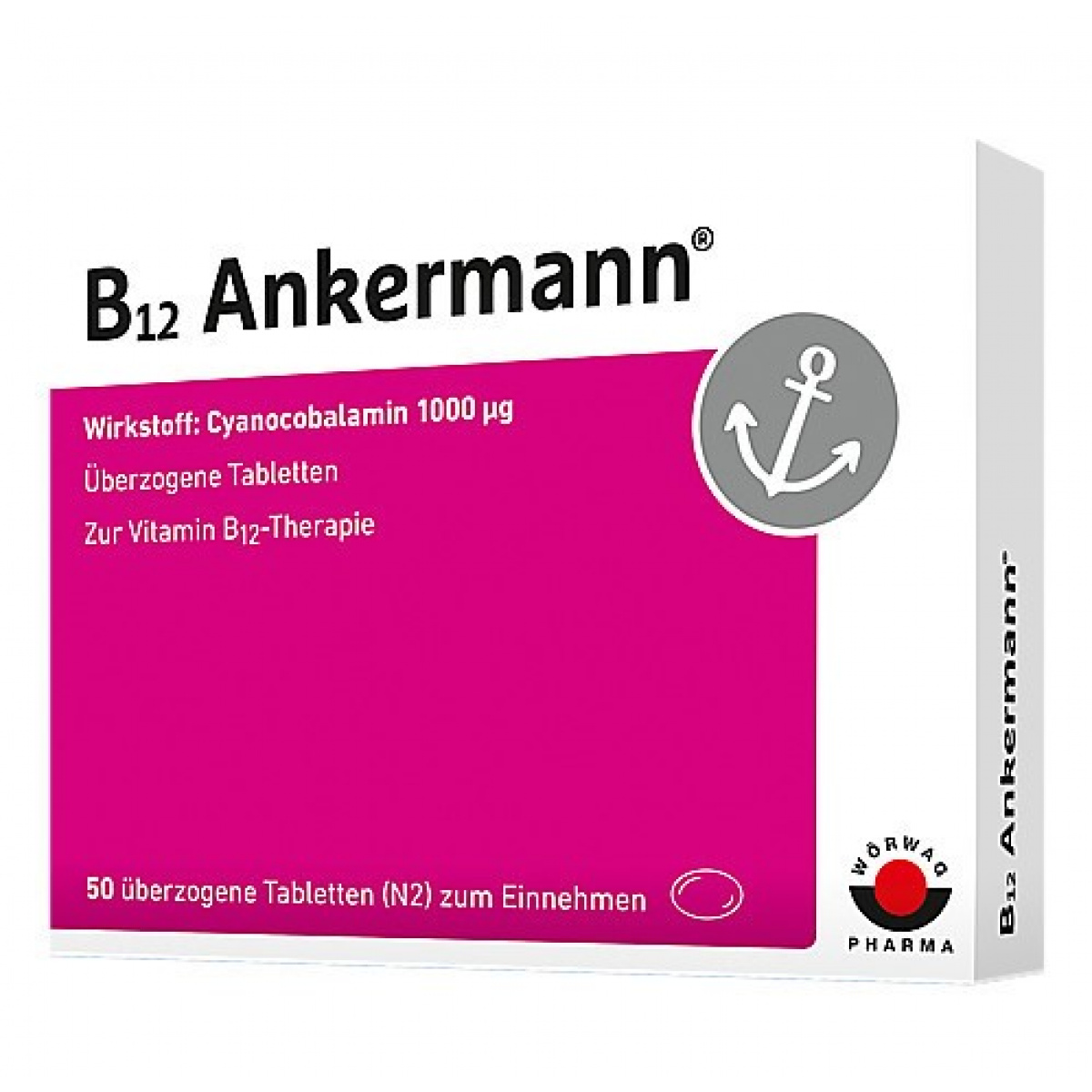 B12 Ankermann überzogene Tabletten (B12 compresse rivestite Anchorman ...