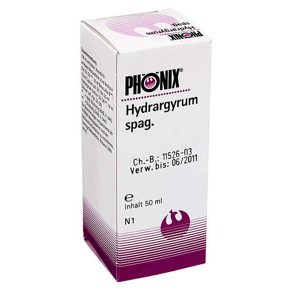 HYDRARGYRUM PHÖNIX spag. gocce Conf.50 ML (Corrispondente in Italia P15 ...