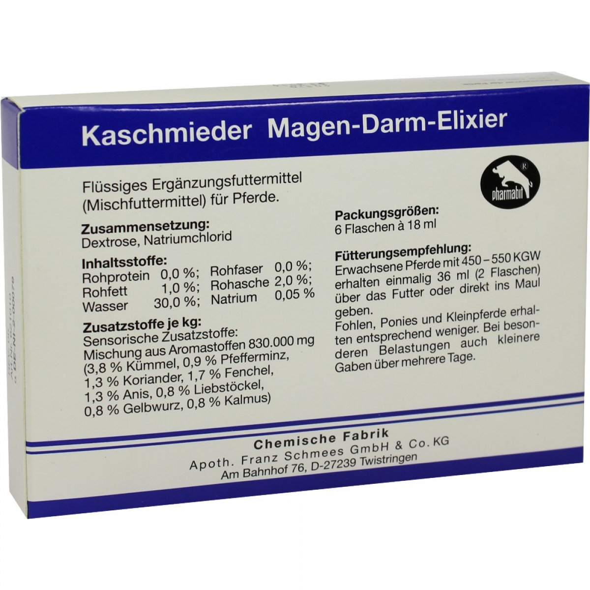 Kaschmieder Magen Darm veterinario - Erbofarma farmaci, generici ...