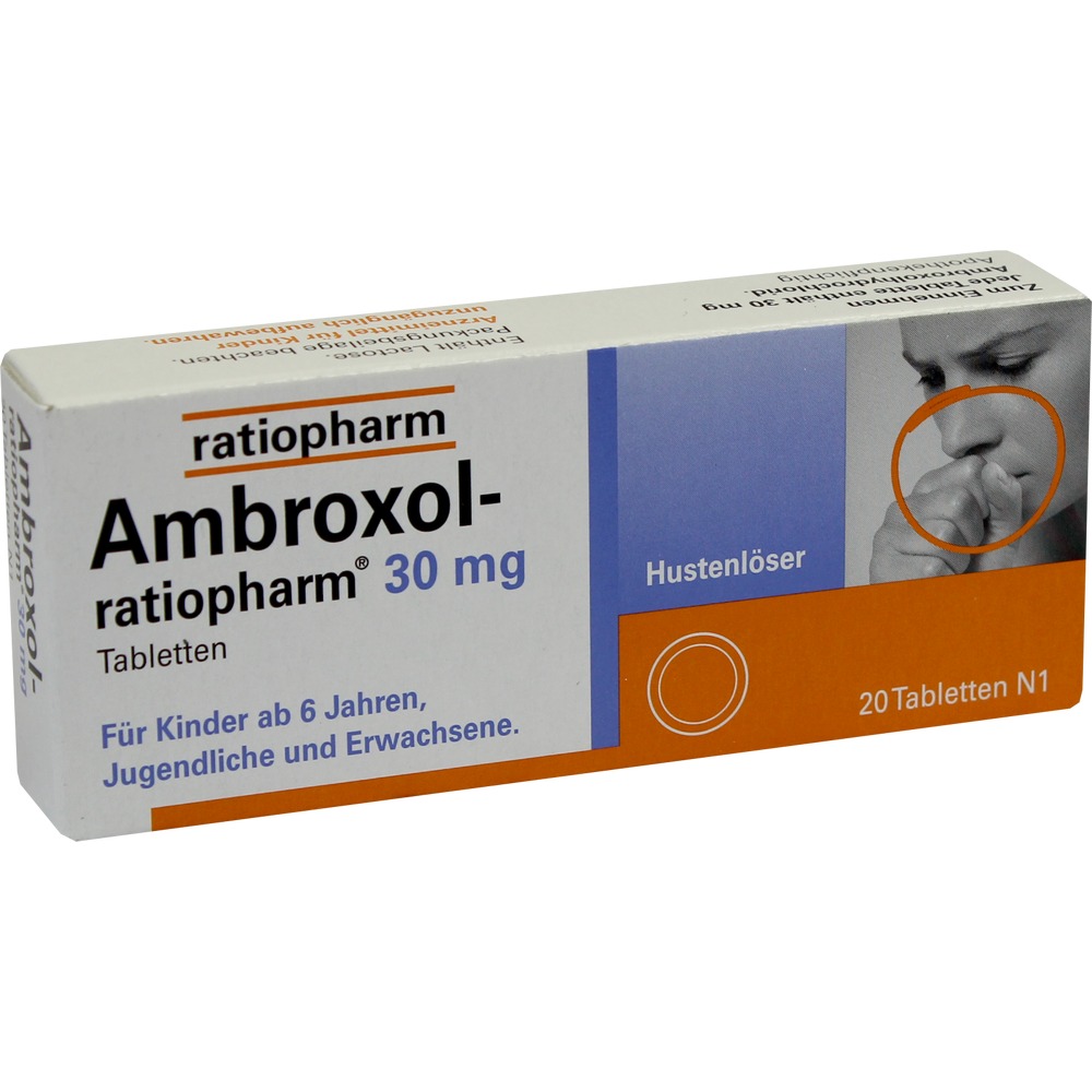 Ambroxol Ratiopharm 30 mg compresse - Erbofarma farmaci, generici ...