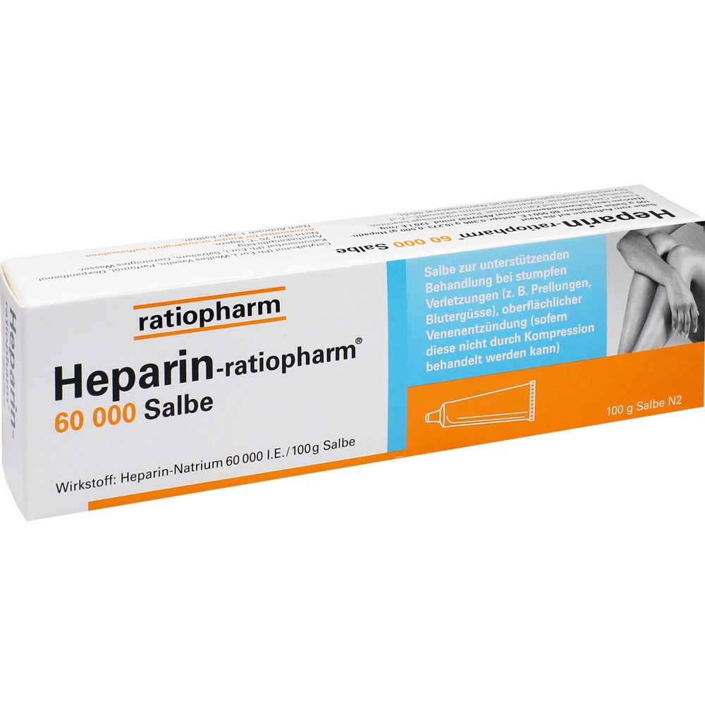 Eparina Ratiopharm 60 000 unguento confezione da 150 grammi - Erbofarma ...