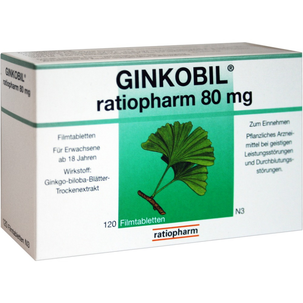 GINKOBIL Ratiopharm 40 MG CPS RIVESTITE CON FILM – 30 PZ - Erbofarma ...