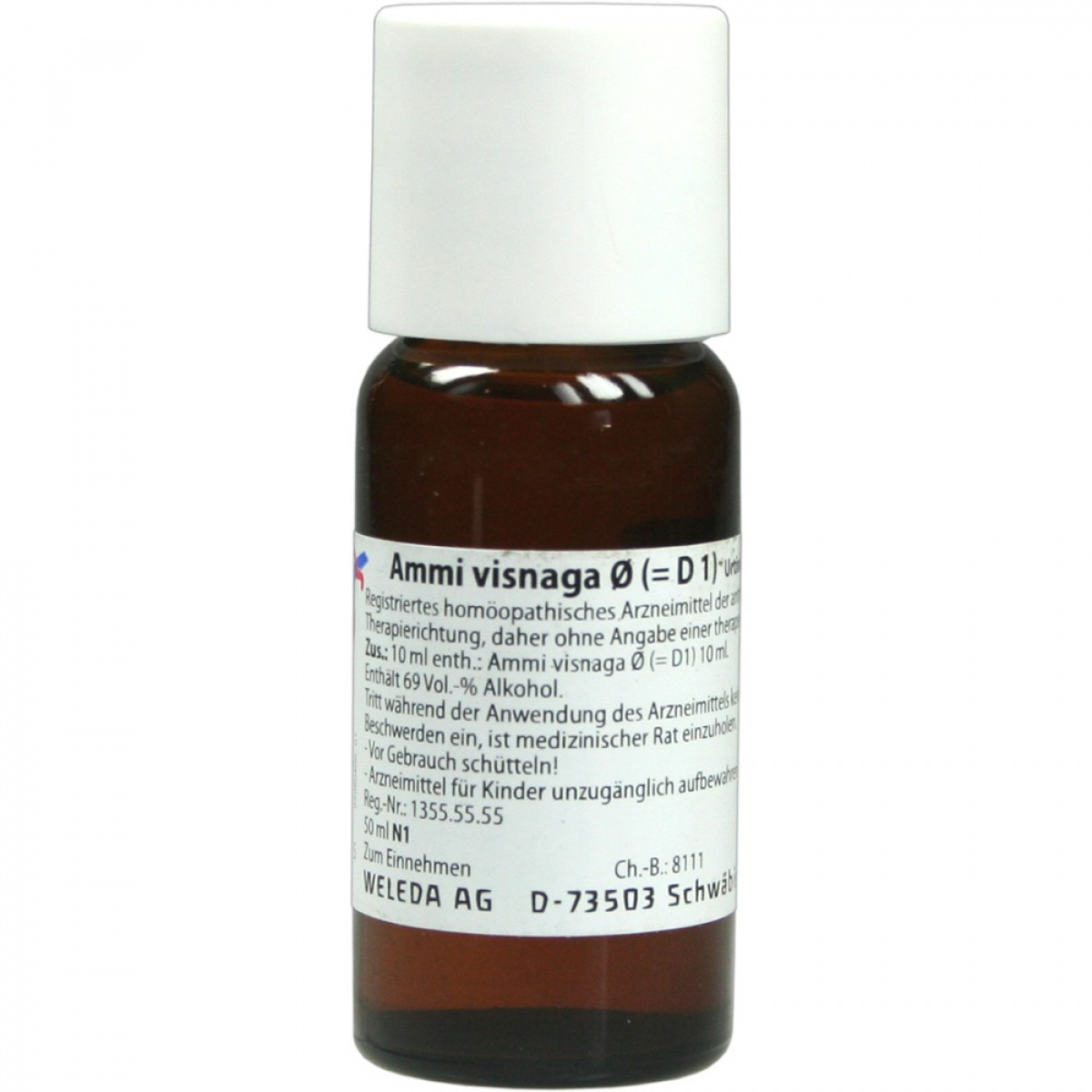 Ammi Visnaga D1 Diluizione 50 ml - Erbofarma farmaci, generici, omeopatici e integratori alimentari