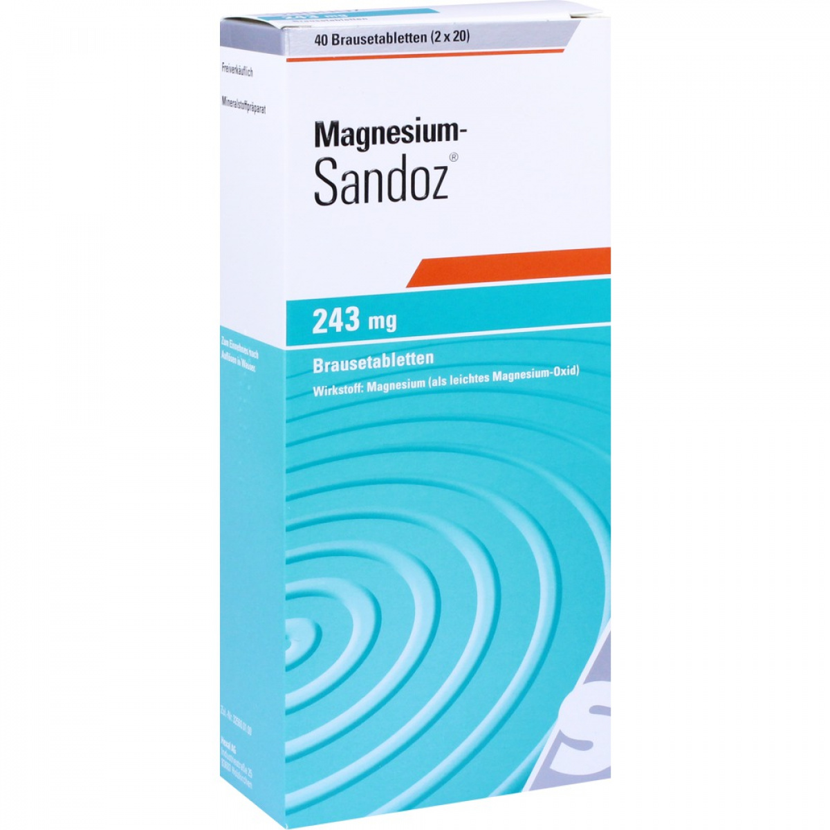 Magnesio Sandoz 243 mg 40 compresse effervescenti - Erbofarma farmaci ...