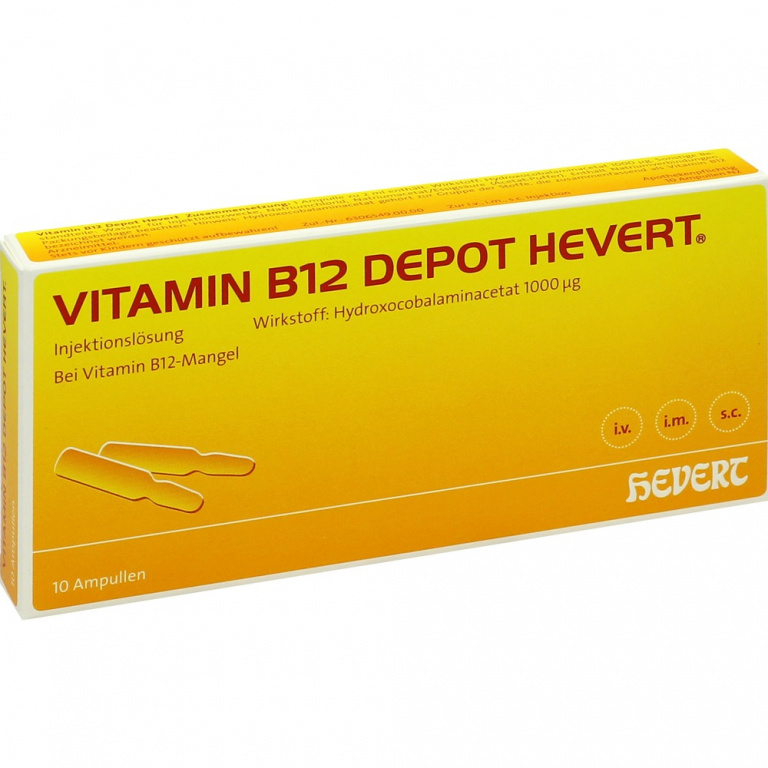 Vitamin B12 Depot Hevert stk 10 x 2 ml ( Deposito di vitamina B12 ...