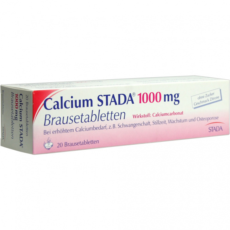 Calcium Stada 1000 compresse effervescenti 20 pz - Erbofarma farmaci ...