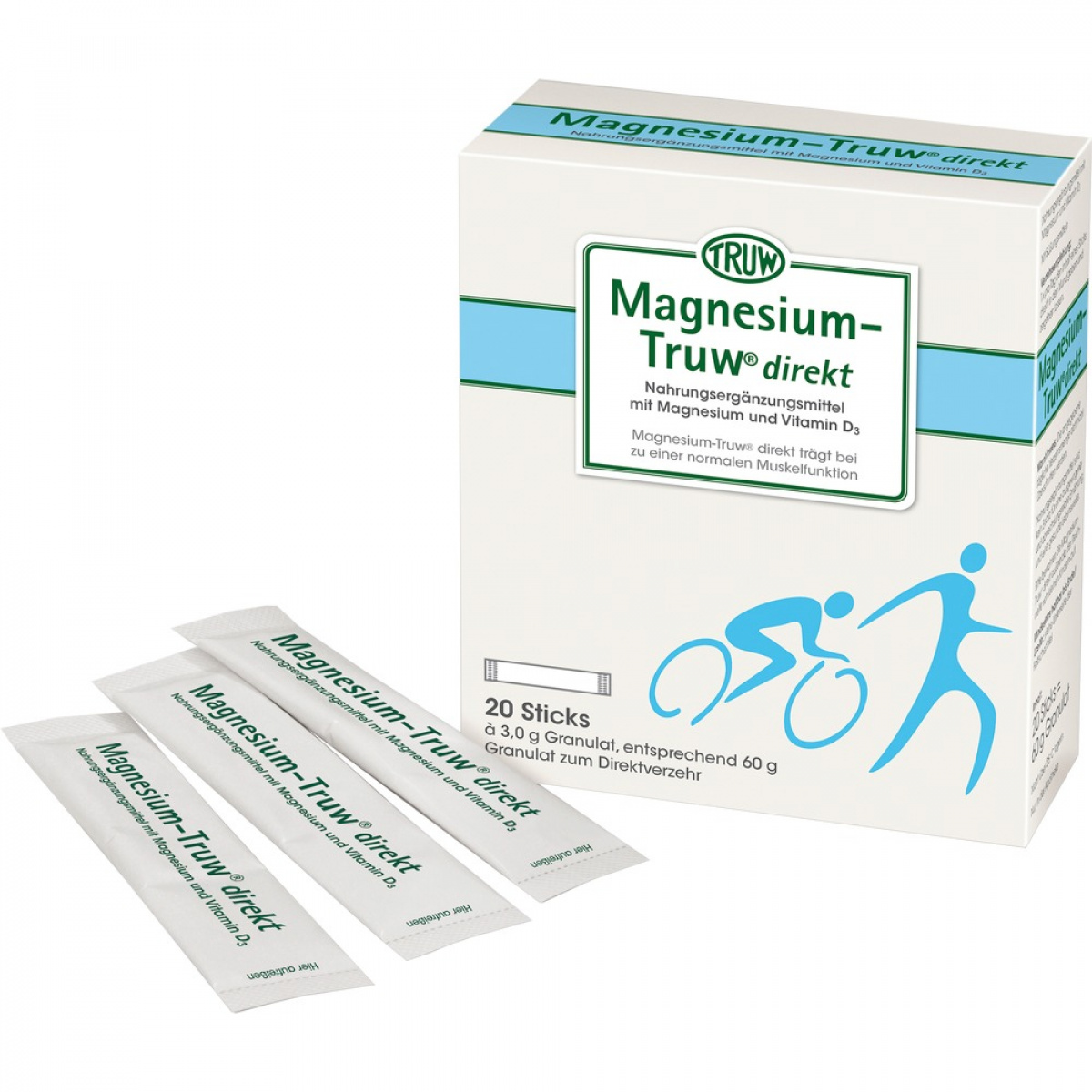 Magnesium Truw Direkt Granulato diretto 20 bustine - Erbofarma farmaci ...