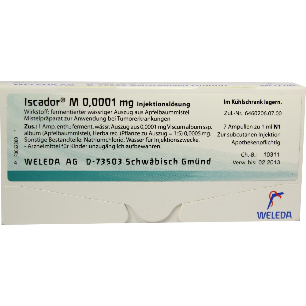 Iscador M 0,0001 mg soluzione iniettabile confezione da FIALE 7 X 1 ml ...