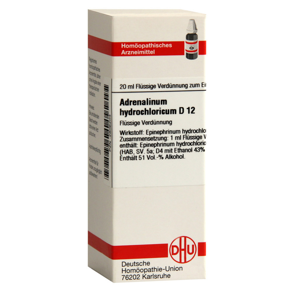 Adrenalinum Hydrochloricum D 12 Dilution 20 ml - Erbofarma farmaci ...
