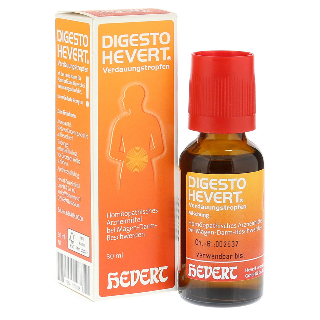 Digesto Hevert Verdauungstropfen 30 ML ( Digesto Hevert gocce digestive ...