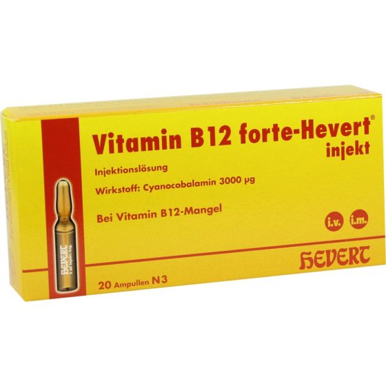Vitamin B12 Hevert Forte Injekt fiale - Erbofarma farmaci, generici ...