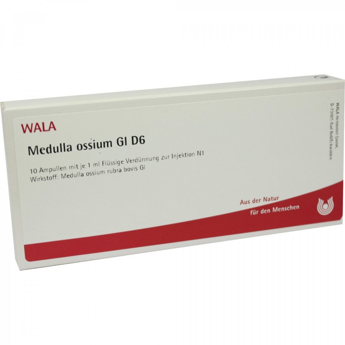 Medulla Ossium GL D6 - FIALE 10 X 1 ML - Erbofarma farmaci, generici ...