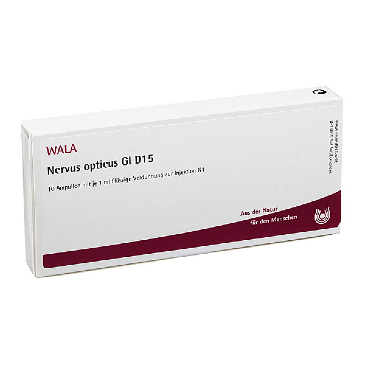 Nervus Opticus GL D15 - FIALE 10 X 1 ML - Erbofarma farmaci, generici ...
