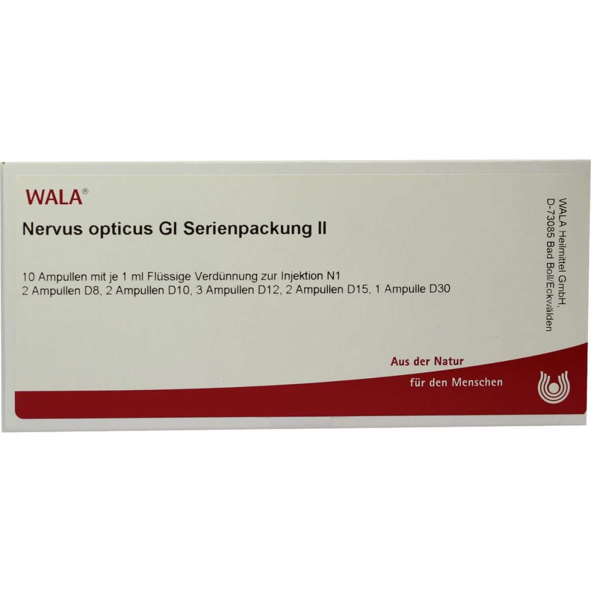 Nervus Opticus GL Serienpackung II - FIALE 10 X 1 ML - Erbofarma ...