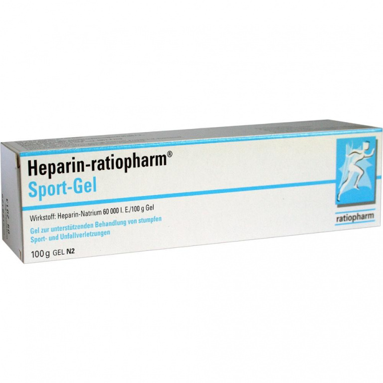 EPARINA Ratiopharm SPORT-GEL 100 GR - Erbofarma farmaci, generici ...