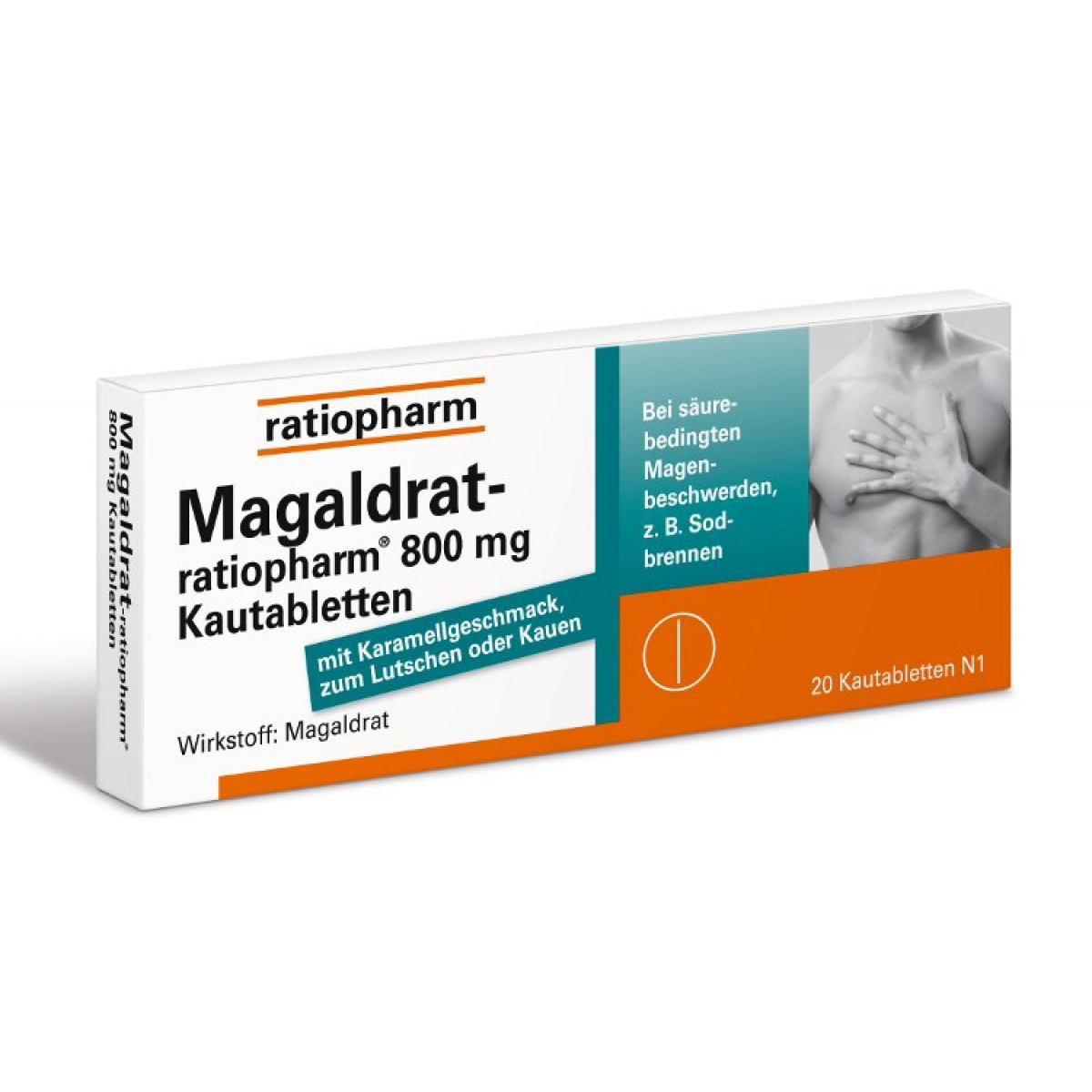 Magaldrat ratiopharm 800 mg compresse masticabili - Erbofarma farmaci ...