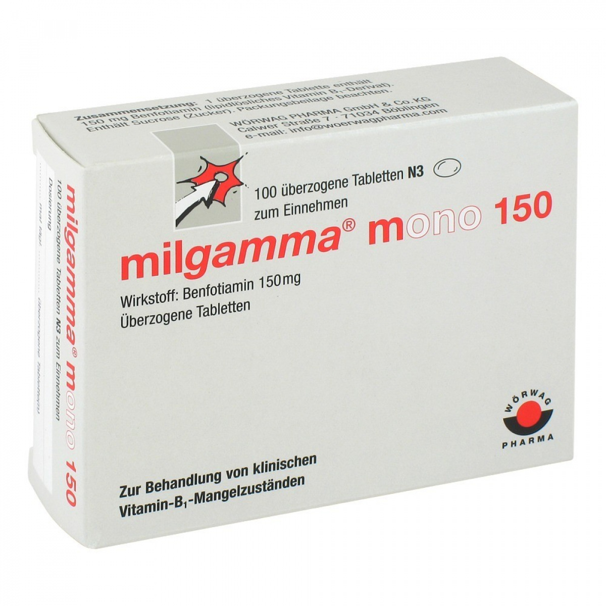 Milgamma mono 150 confezione da 60 compresse - Erbofarma farmaci ...