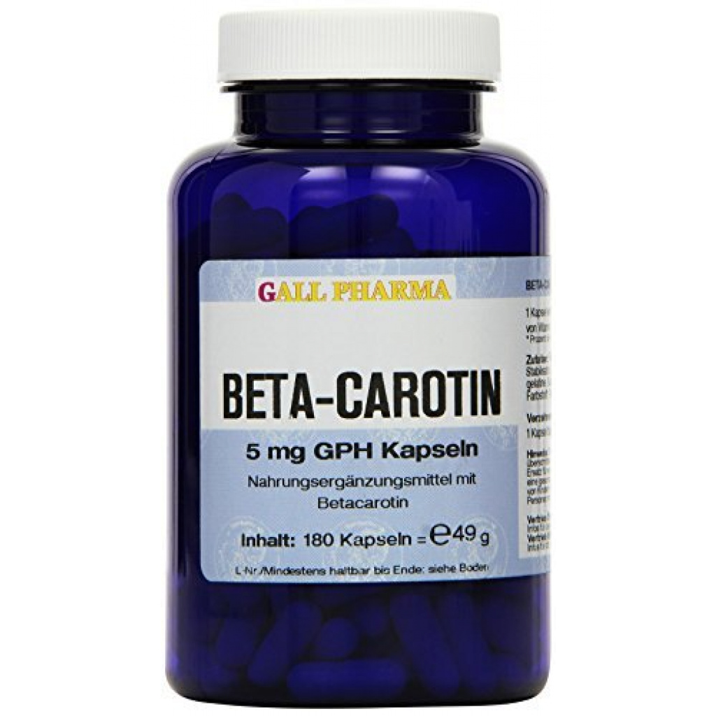 Beta carotin ( Betacarotene ) 5 mg 180 capsule - Erbofarma farmaci ...