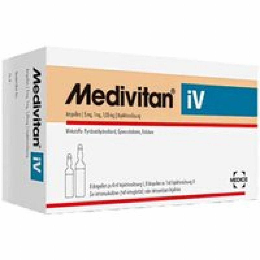 Medivitan iV 8 fiale da 4 ml - Erbofarma farmaci, generici, omeopatici ...